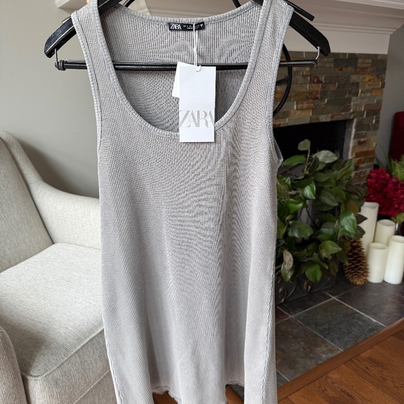 Zara | Tops | Nwt Zara Ribbed Tank Top | Poshmark